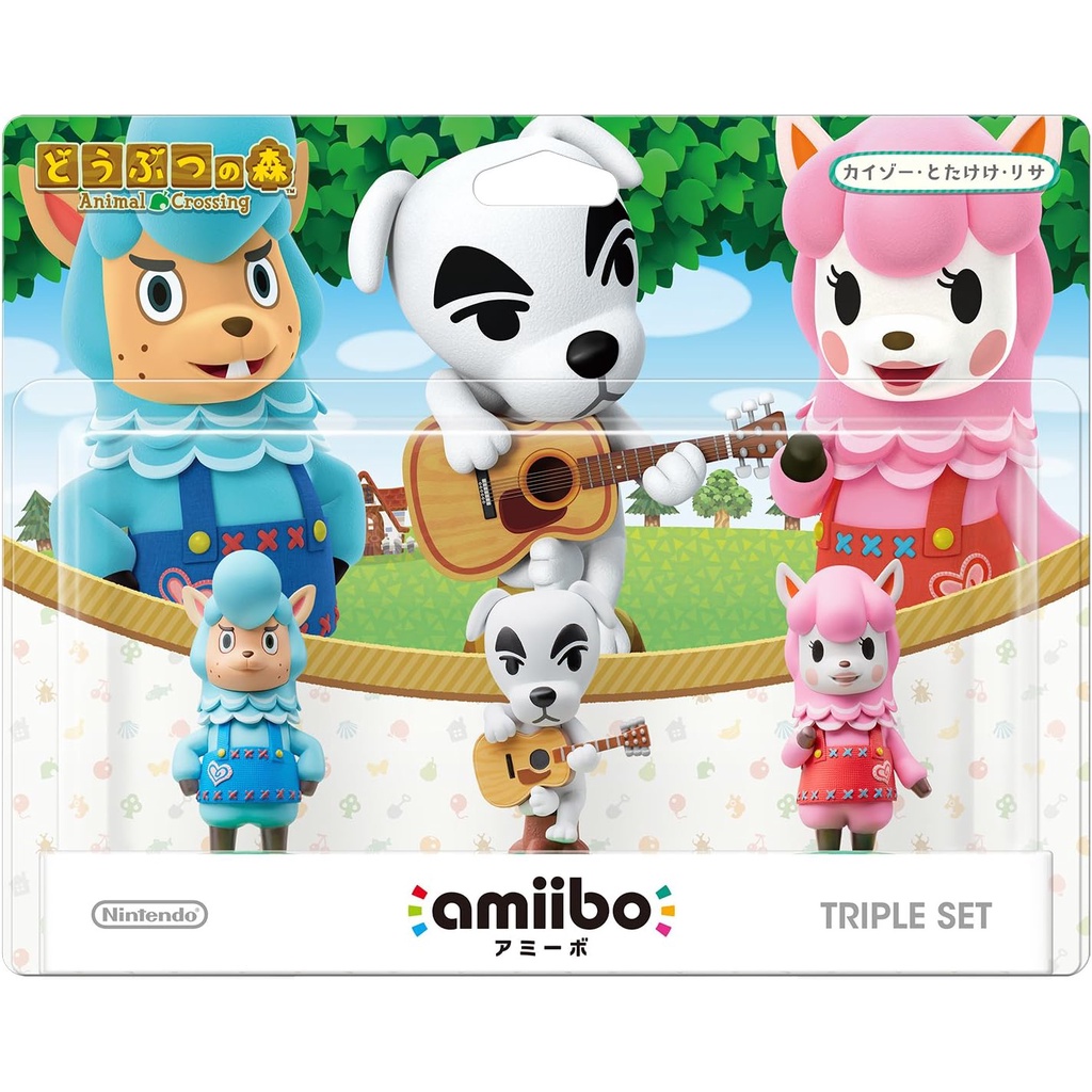 Amiibo Triple Set [Caizo/Takesake/Lisa] (Animal Crossing Series ...