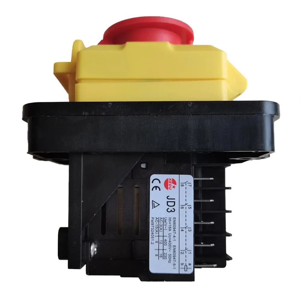 KEDU KJD11 Electromagnetic Switch Emergency Stop Pushbutton Switches ...