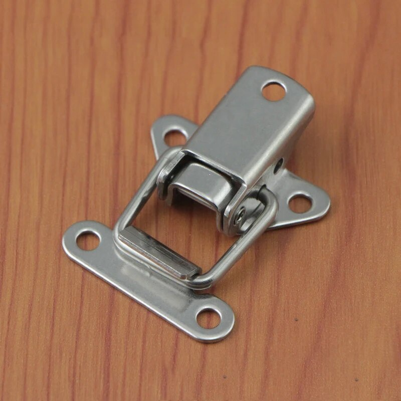 Stainless Steel 304 Toolbox Locking Latch Hasps Metal Toggle Catch ...