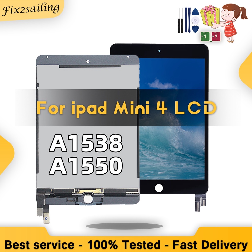 For iPad Mini 4 A1538 A1550 OEM New LCD Display Touch Screen Panel ...