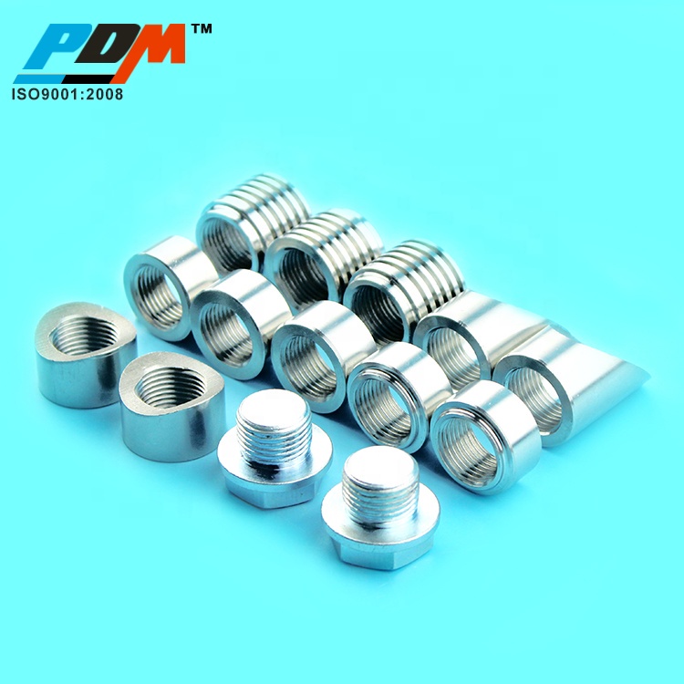 O2 Oxygen Sensor Bung steel nuts bolts hollow nickle plated M18 ...
