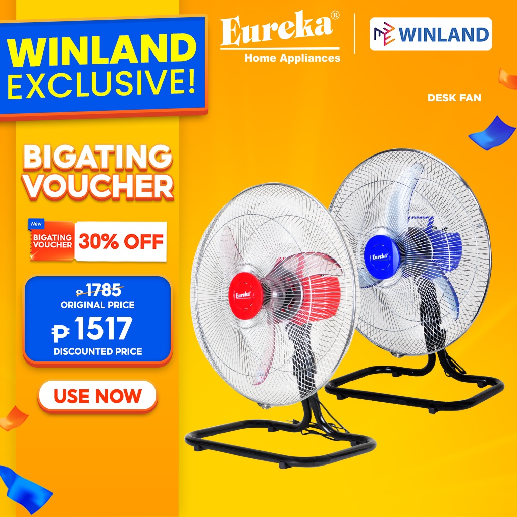 Eureka by Winland 18inches 3 Blades Power Floor Fan | Electric Fan EPFF ...