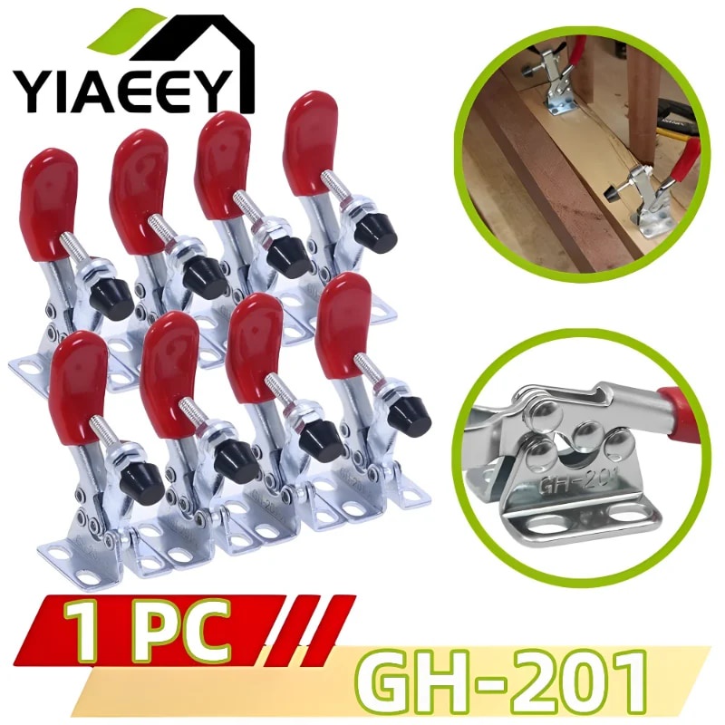 GH-201 Woodwork Lever Clamp Horizontal Toggle Clamp Quick-Release ...