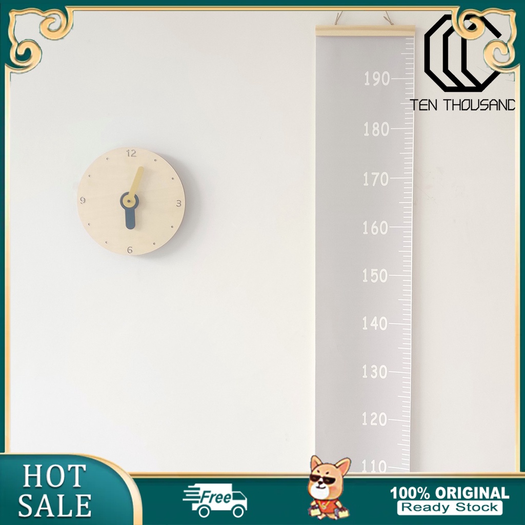 [COD]♧Growth Chart Removable Nordic Style Solid Color Height ...