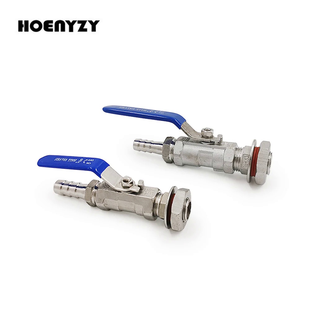 3/8" 1/2" Stainless Steel 304 1-piece Ball Valve DN10 DN15 Homebrew ...
