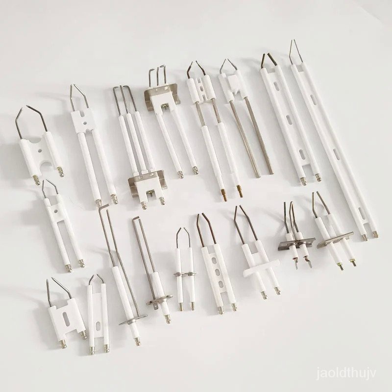Glazed 95% Alumina Ceramic Ignition Pin Al2o3 Spark Electrode For Gas ...