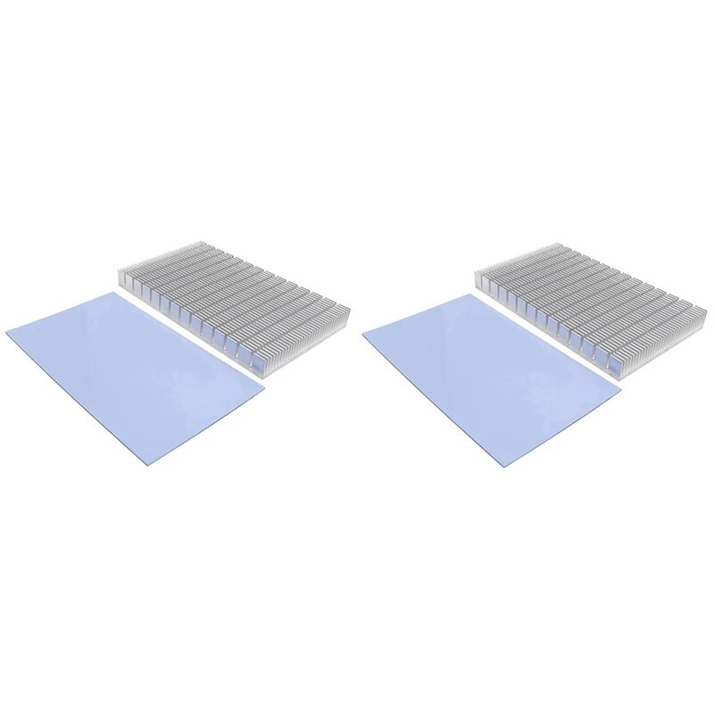 48a 2 Pcs Diy Aluminum Radiator For Rtx 3080 3090 Graphics Card