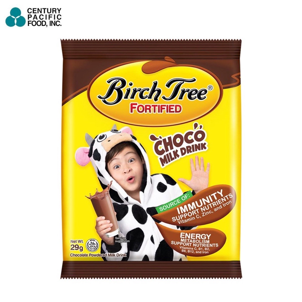 Birch Tree Fortified Choco 29g Pack of 8 | Shopee Philippines