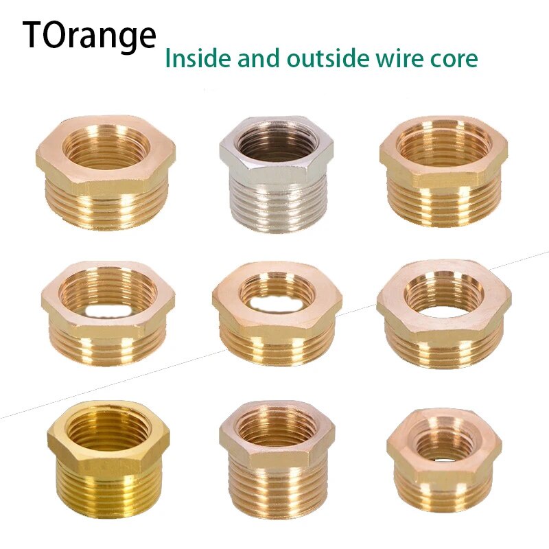 Copper reducer joint 3/4 IN to 1/2 IN fill core reducer adapter 1 inch ...
