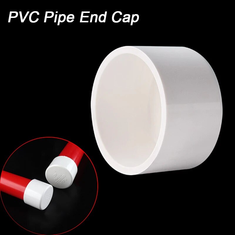 1Pc I.D 20mm to 200mm PVC Pipe End Cap Connector Hydroponic Planting ...