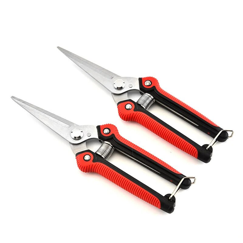 Professional stainless steel orchard fruit picking pruning shears grape ...