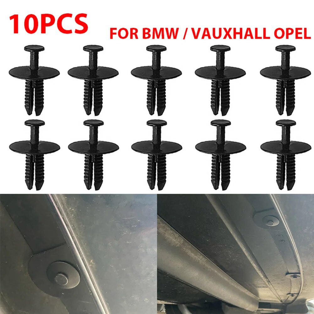 10xCar Door Rivet Bumper Trim Clips Retainer 51118174185 For BMW E46 ...