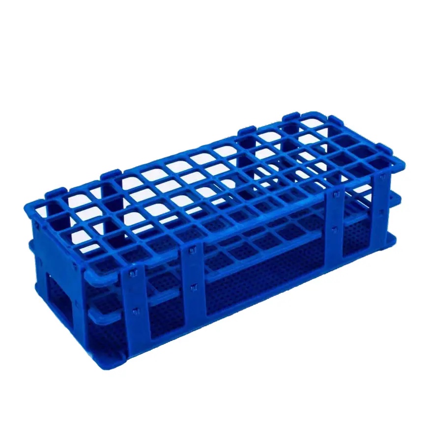 Laboratory Detachable 12mm 16mm Test Tube Storage Rack 60 Well Plastic ...