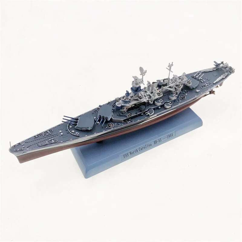 94e 1: 1000 Scale US North Carolina Battleship World War II Warship ...