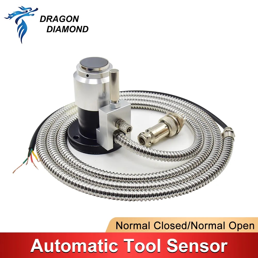 Automatic Tool Sensor Z Axis Probe Sensor 4 Wires For CNC Router Milling Engraving Machine Touch ...