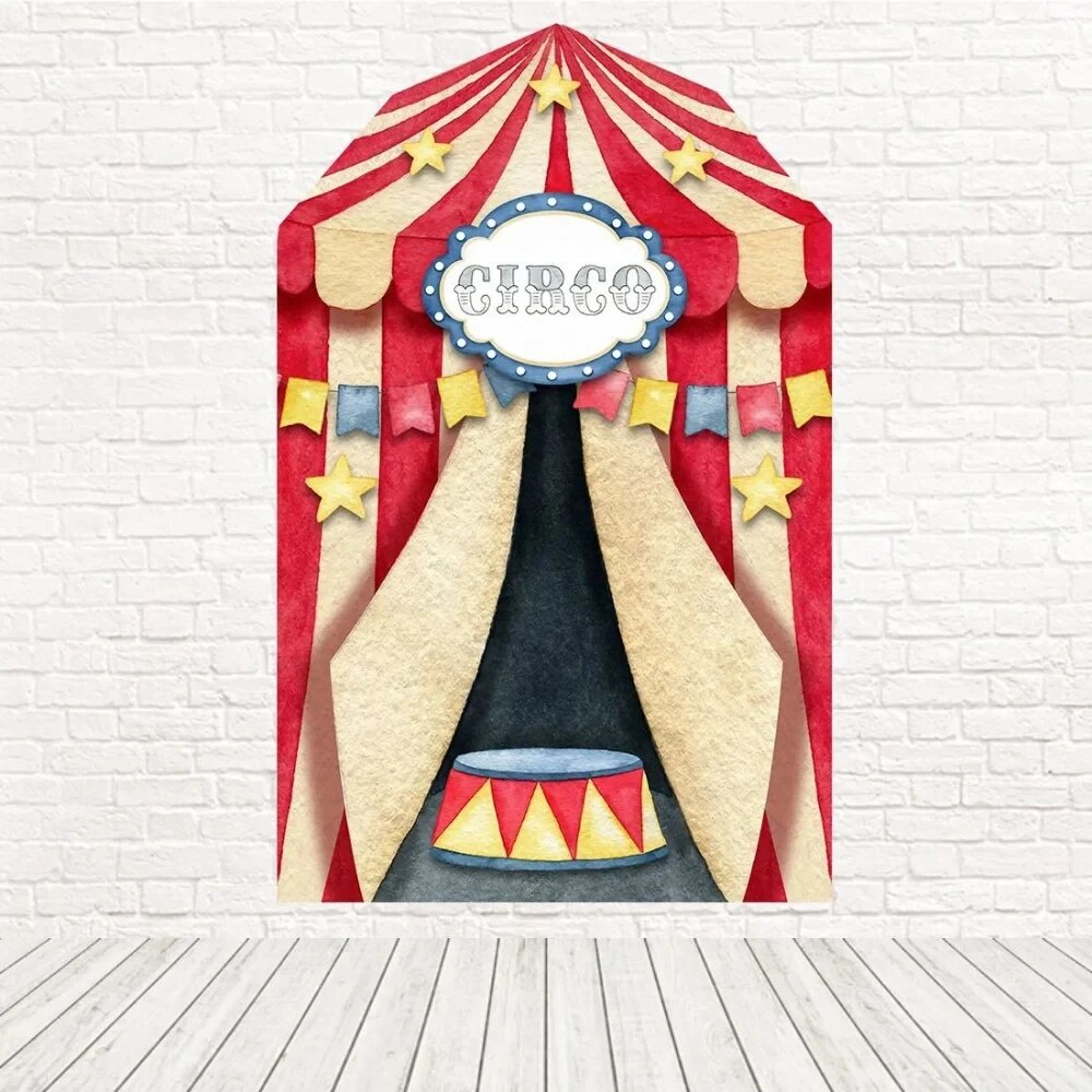 19m Circus Tent Barn theme Arch Wall Chiara Backdrop Cover for Kids ...