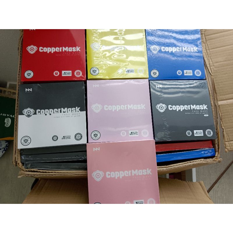 Copper Mask Face Mask Limited Edition Colors with Antimicrobial Layer ...