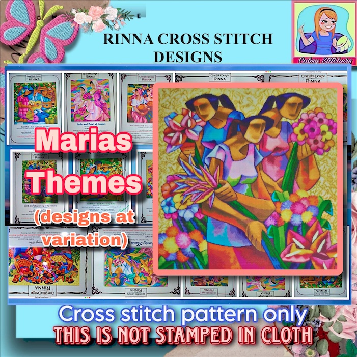 RINNA DESIGNS MARIAS THEMES CROSS STITCH PATTERN ONLY choose designs at ...