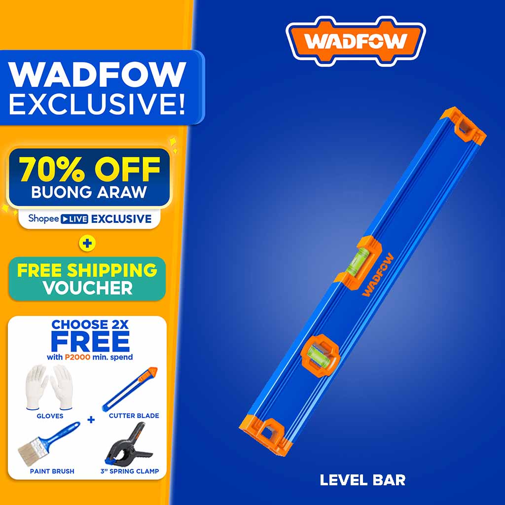 WADFOW Spirit Level Bar with Aluminum Thickness 120cm WSL2G120 | Shopee ...