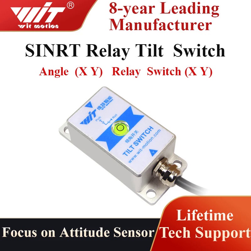 ⓎWitMotion SINRT Dual-axis High Precision ( 0.05° ) Relay-Output-Type Tilt Switch, Anti ...
