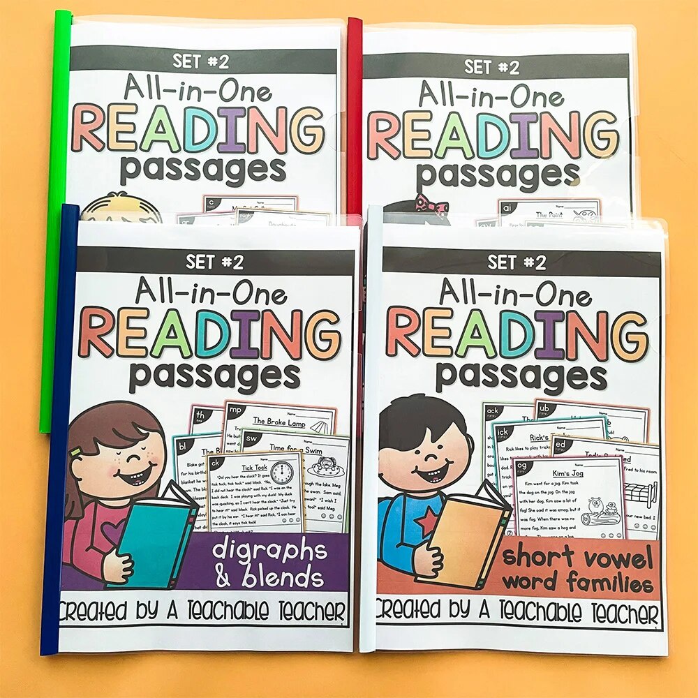 30q English Phonics Stories Reading Comprehension All In One Bundle Set