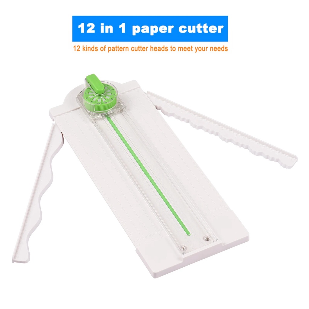Mini Paper Trimmer Rotary Cutter A4 Cut Length 12 Different Shapes ...