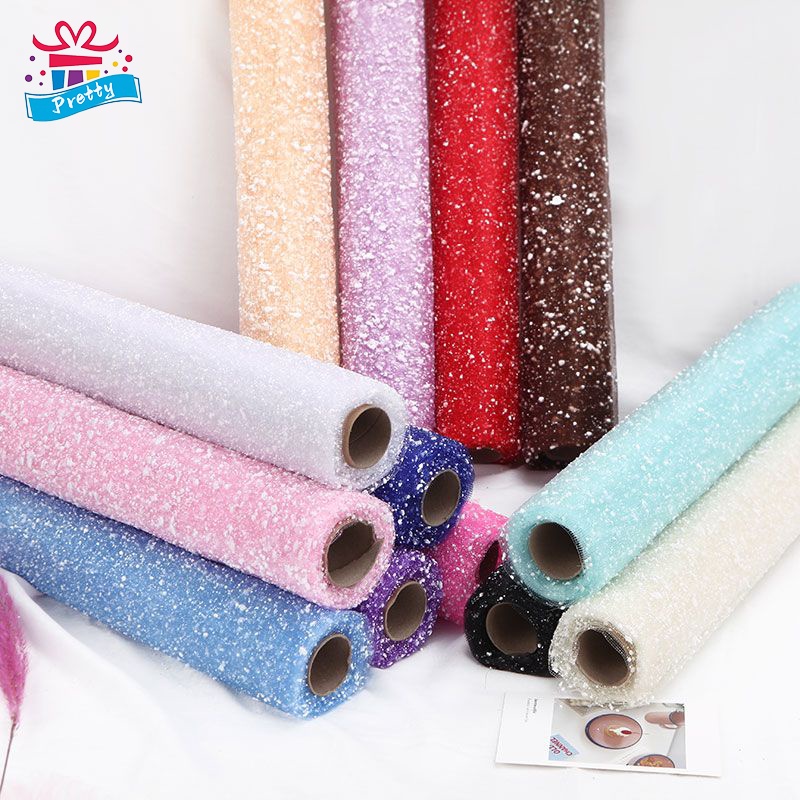 Snow Dot Gauze Bouquet Packaging Material Package Handmade DIY Flower ...