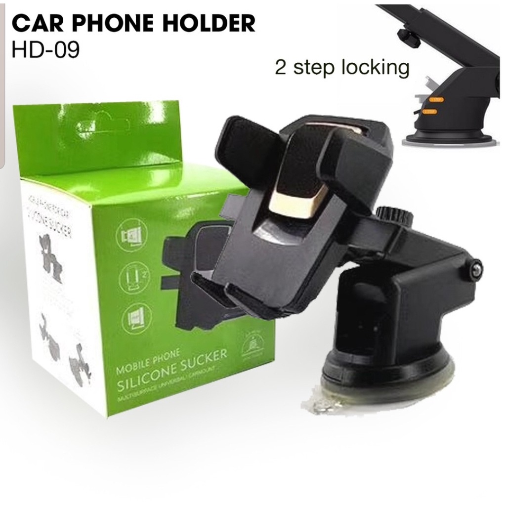Universal 360 Degree Rotating Flexible HOLDER MOBIL HD-09 ROTATION CAR Long Neck One-Touch Mount ...