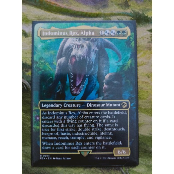 MTG - Indominus Rex, Alpha - BORDERLESS - REX | Shopee Philippines