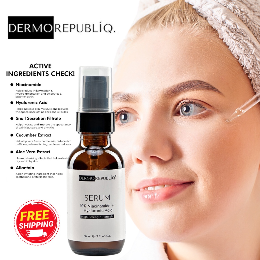 Dermorepubliq 10 Niacinamide Hyaluronic HighStrength Formula skin care ...