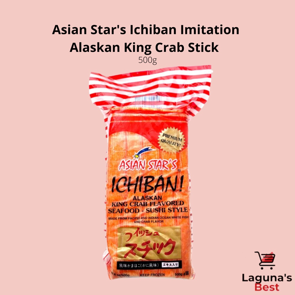 Asian Star's Ichiban Imitation Alaskan King Crab Stick 500g | Shopee ...
