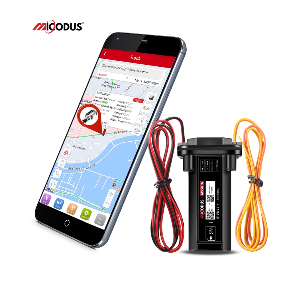 Lifetime Free Platform MiCODUS GPS Tracking System Anti Theft Car Mini Location Tracker Device ...
