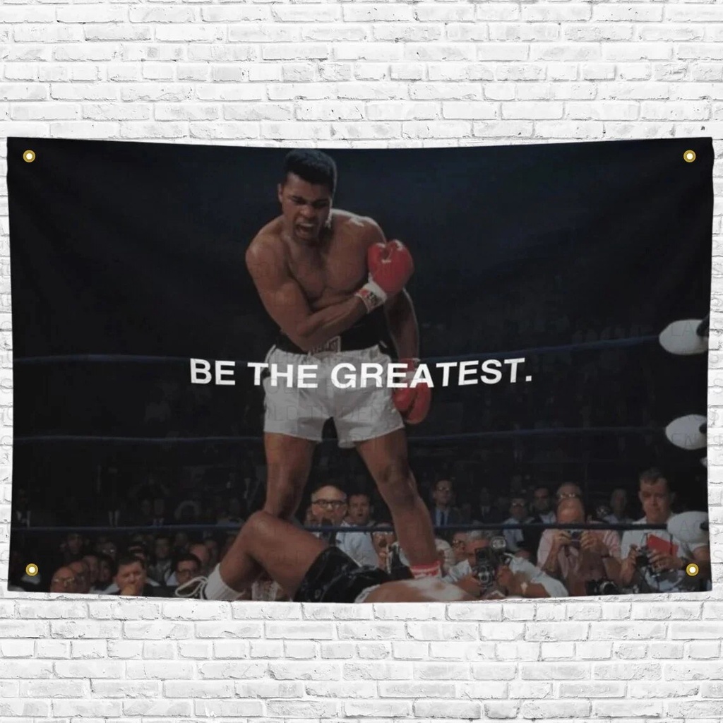 Muhammad Ali Boxing Flag Motivational Gym Flag Man Cave 3x5 Feet Flag ...