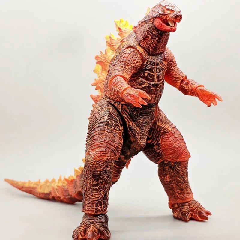 2019 Godzilla Fire burning Gojira Articulated PVC Action Figure ...