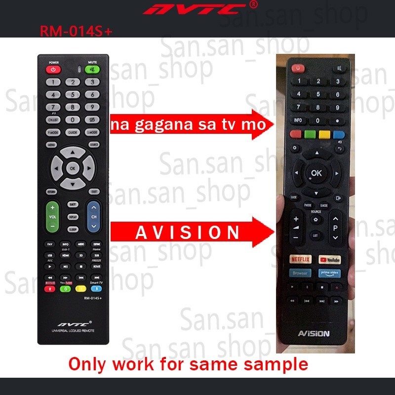 quality goods mo Universal for smart 100 gagana avision remote Work tv control na tv remote sa ...