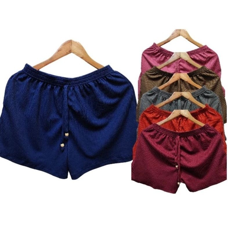SEMI DOLPHIN BARK CREPE SHORT FOR WOMENS 6PCS ASSORTED | Shopee Philippines