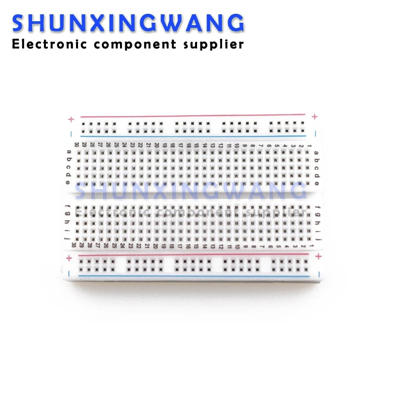 1 Pcs New 400 Tie Points Solderless PCB Breadboard Mini Universal Test ...