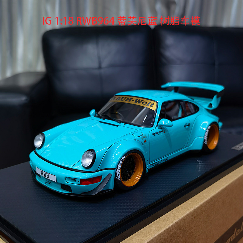 Ig 1: 18 Porsche 911 964RWB Wide Body Modified Resin Car Model ...