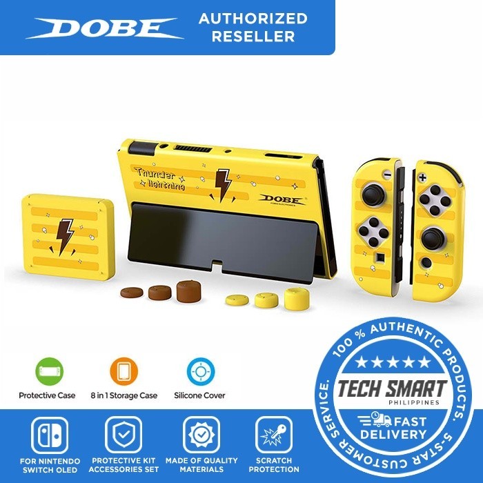 DOBE Protective Kit Accessories Set for Nintendo Switch OLED (Yellow ...