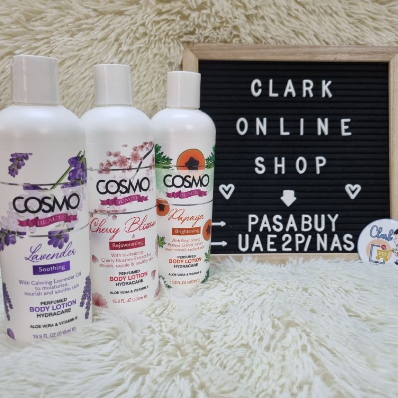 Cosmo Lotion 500ml (Imported from UAE 🇦🇪) | Shopee Philippines