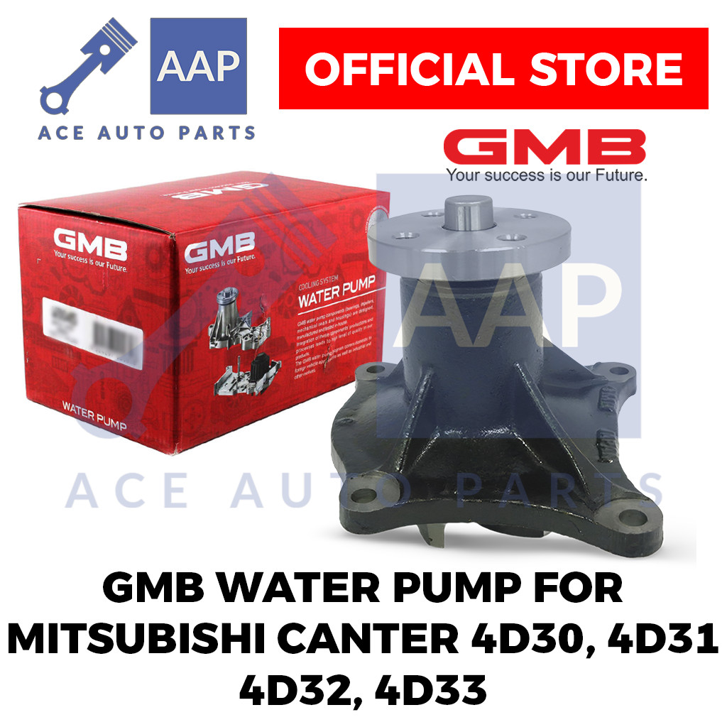 GMB Water Pump for Mitsubishi Canter 4D30, 4D31, 4D32, 4D33 | Shopee ...