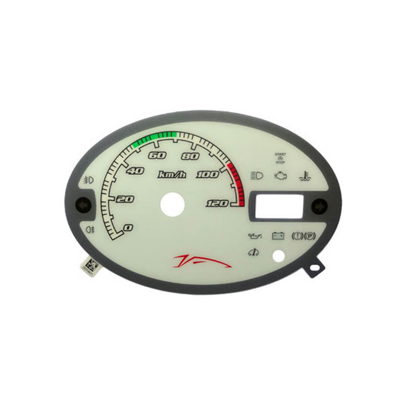 Custom printed motorcycle speedometer dial face map provides drawing ...