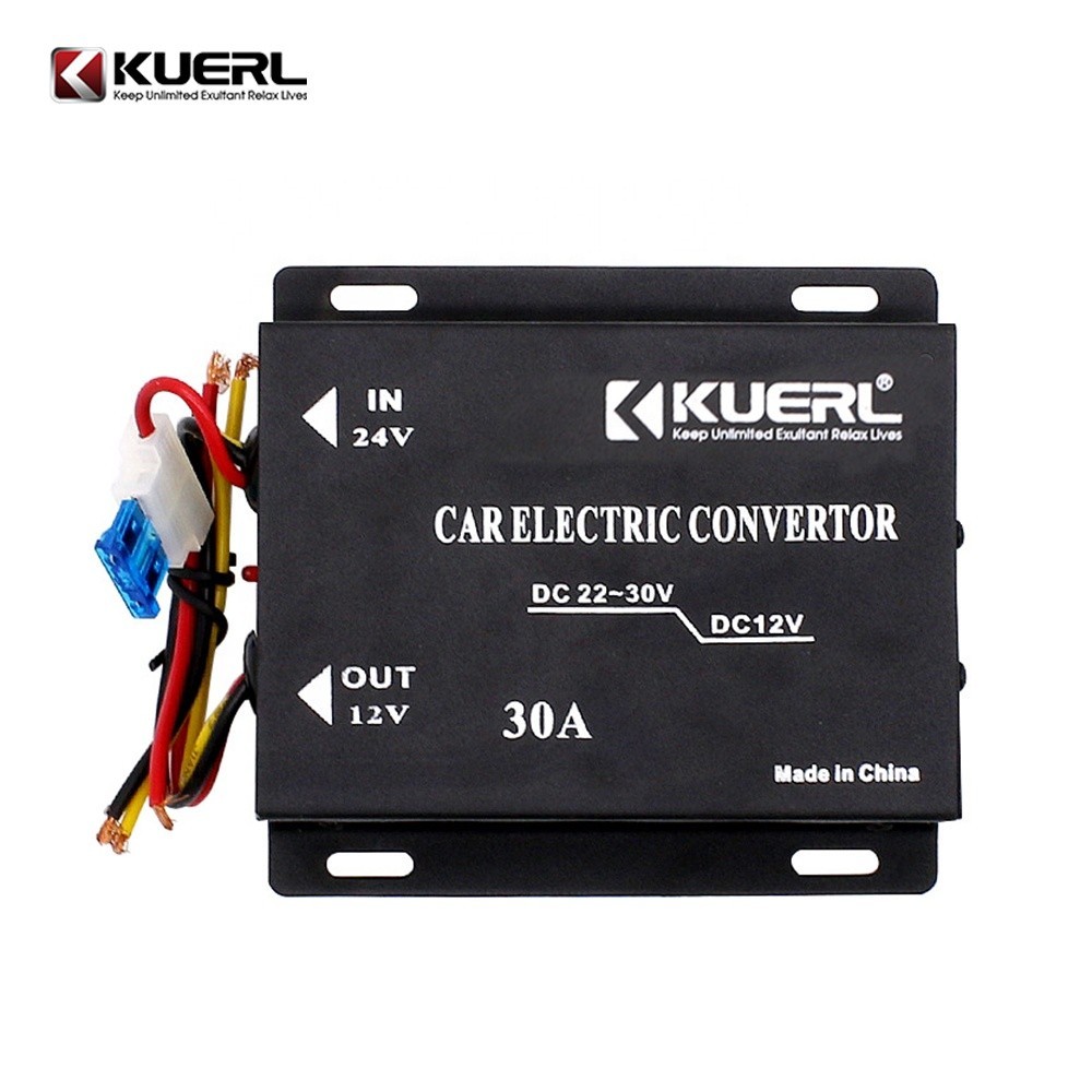 Kuerl high quality 30A car step down transformer dc 24 volt 12 volt converter | Shopee Philippines