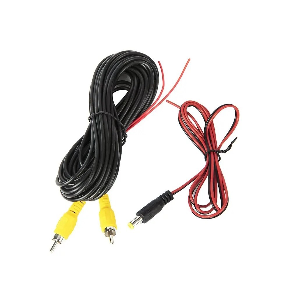 ☜Reverse Camera Video Cable For Car Rear View Universal Parking 6m Wire ...