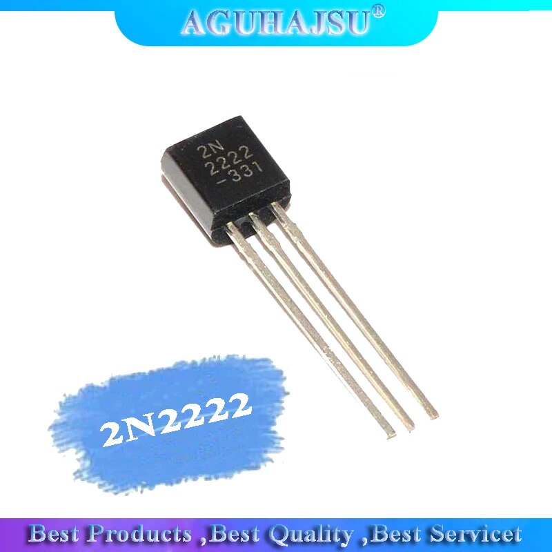 ★200pcs Inline Transistor 2N2222 KSP222 MPS2222A NPN Low Power ...
