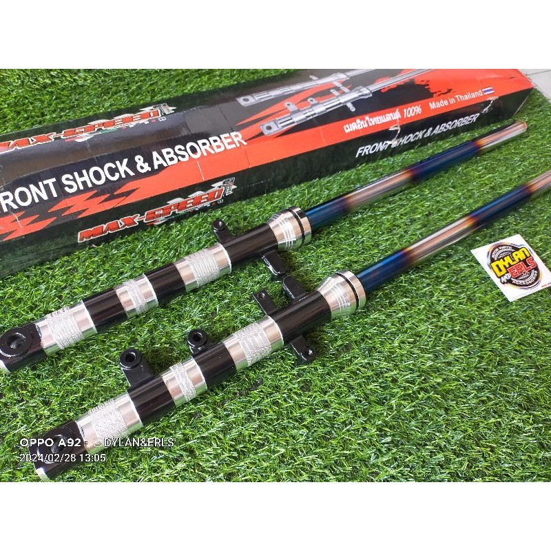 MAX-SPEED FRONT SHOCK ASSY FOR RAIDER 150 CARB / FI | Shopee Philippines
