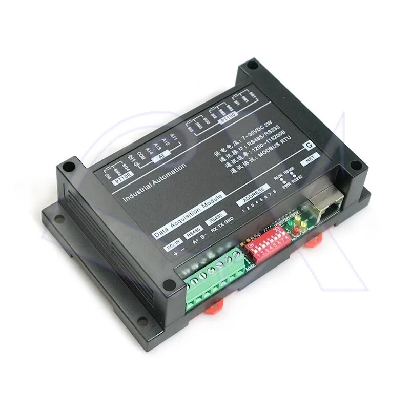 유4PT100 temperature thermal resistance acquisition module 4AI input ...