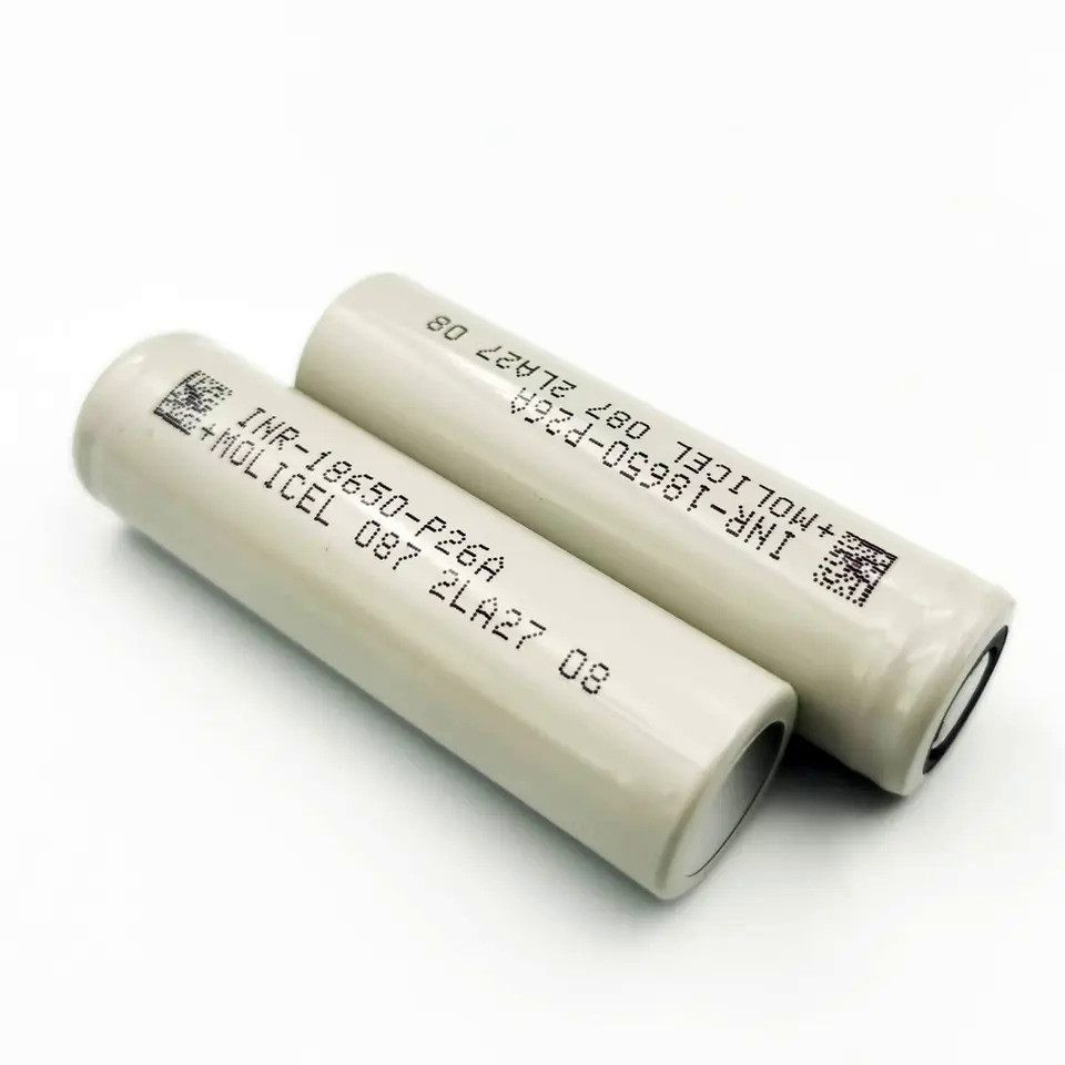 100% Original Molicel INR18650 P26A Lithium Ion Battery MoLi 18650 ...