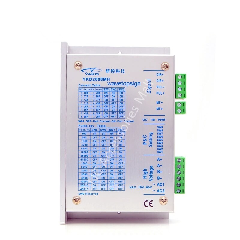 ORIGINAL YAKO Brand Stepper Motor Driver YKD2608MH INSTEAD YKC2608M-H ...