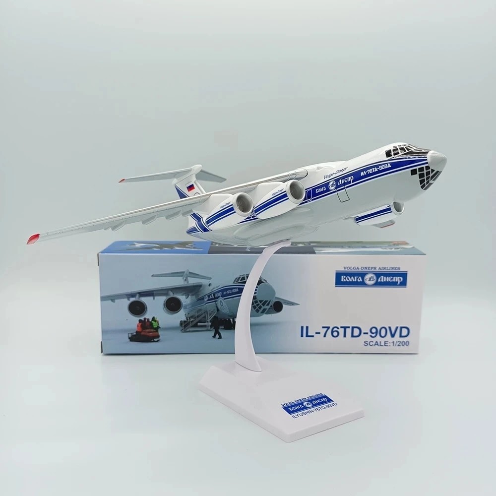 1-200 Scale IL 76 Soviet Large Strategic Transport Aircraft Static ...